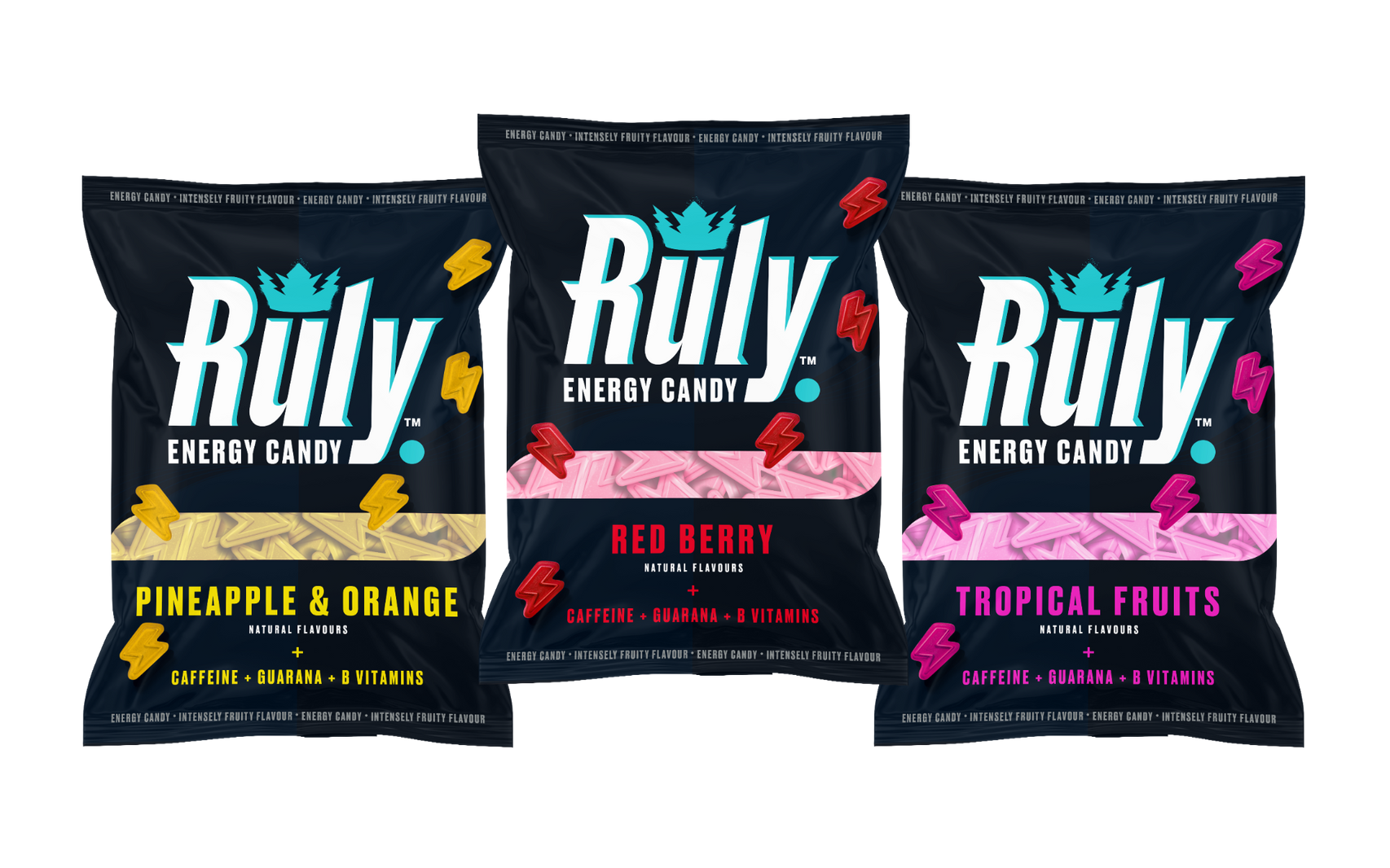 Ruly Energy Candy | Caffeine Gummy Candy | Natural Flavourings