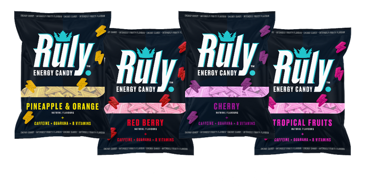 Ruly Energy Candy | Caffeine Gummy Sweets | Natural Flavourings